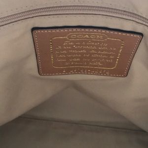Coach | Bags | Authentic Coach Signature Print Brownwhite Purse | Poshmark